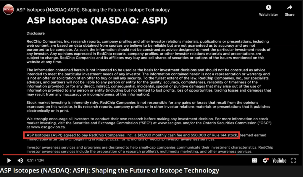 ASP Isotopes (ASPI): Failed Tech + Paid Stock Promotion + “Microcap ...